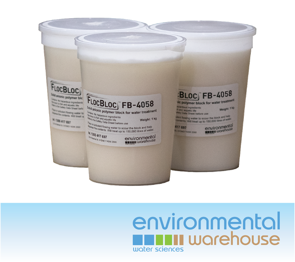 DamClear Floc Blocs 1kg - AN2 Grade 8 pack – Environmental Warehouse